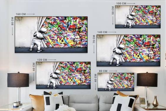 Behind the Curtain Kid graffiti art – Kanvasartkingdom