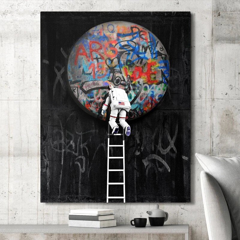 Graffiti Moon – Kanvasartkingdom