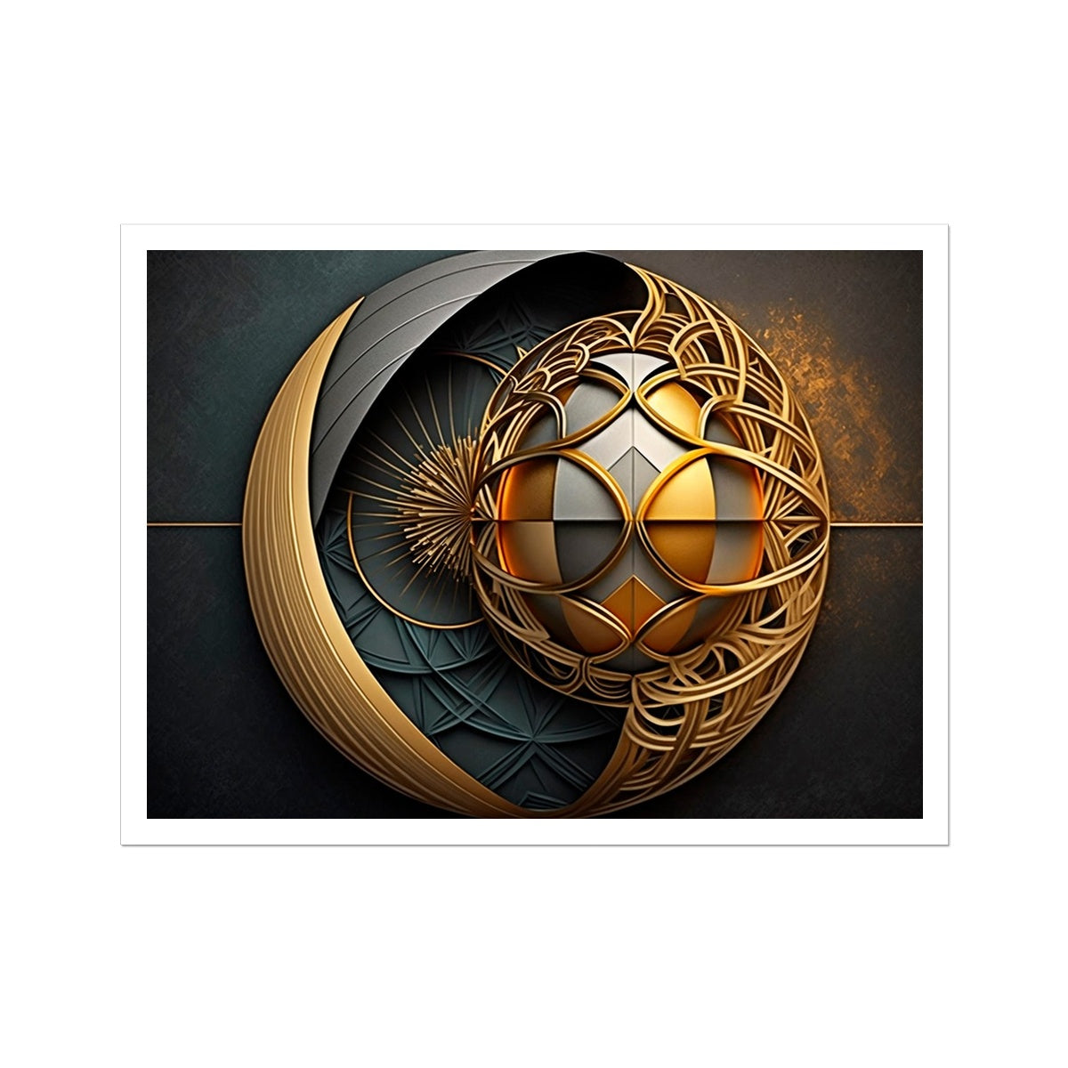 Ornate Sphere Canvas Print – Kanvasartkingdom