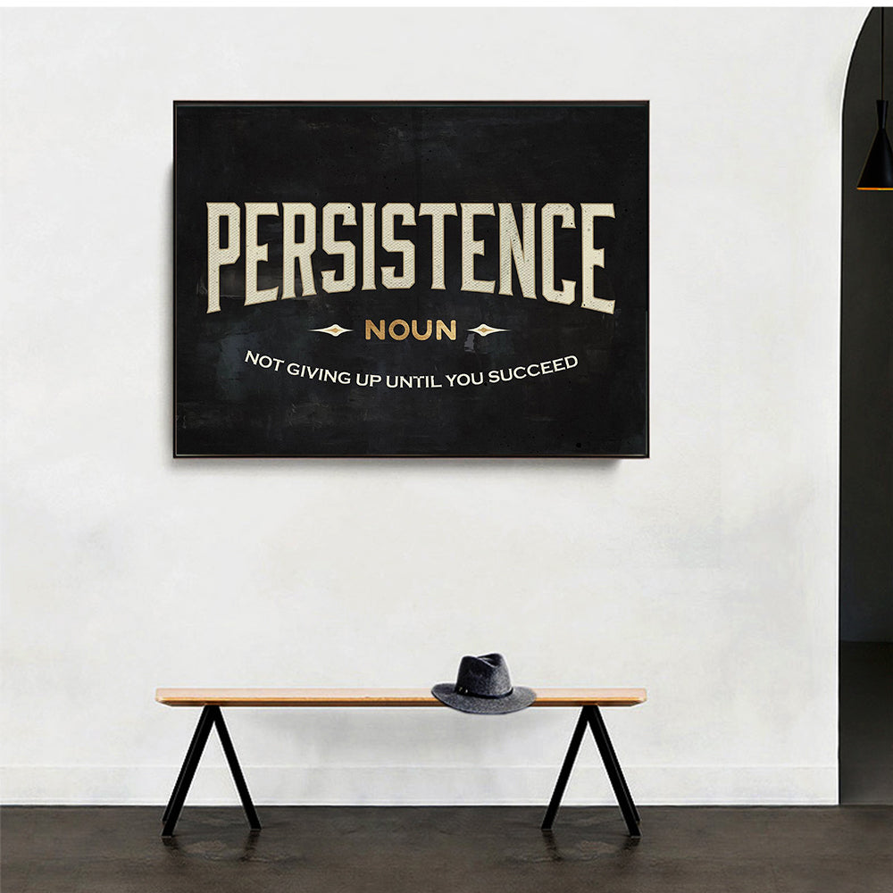 Persistance Inspirational Print – Kanvasartkingdom